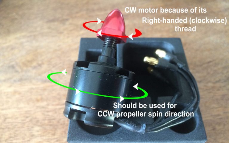 Multicopter (drone) propellers and motors — meaning of CW and CCW ...